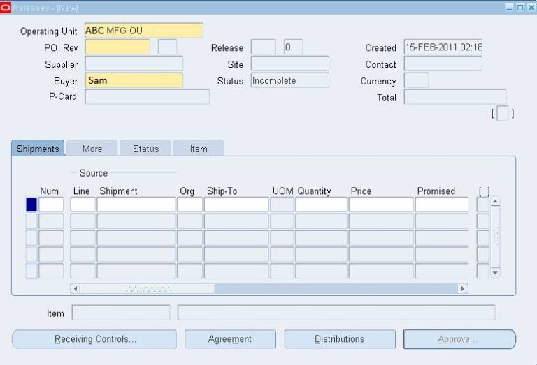 How to Create Purchase Order from Requisition,Manually in oracle Apps ...