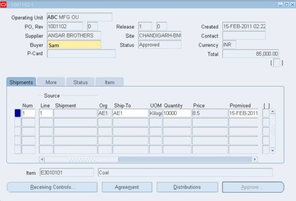 How to Create Purchase Order from Requisition,Manually in oracle Apps ...