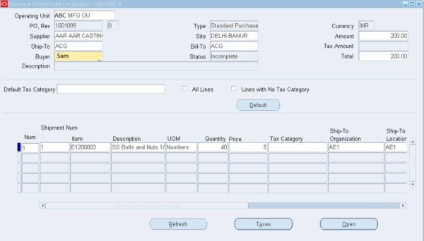 How to Create Purchase Order from Requisition,Manually in oracle Apps ...
